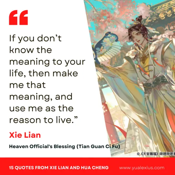 15 Heaven Official's Blessing Quotes From Hua Cheng And Xie Lian To ...
