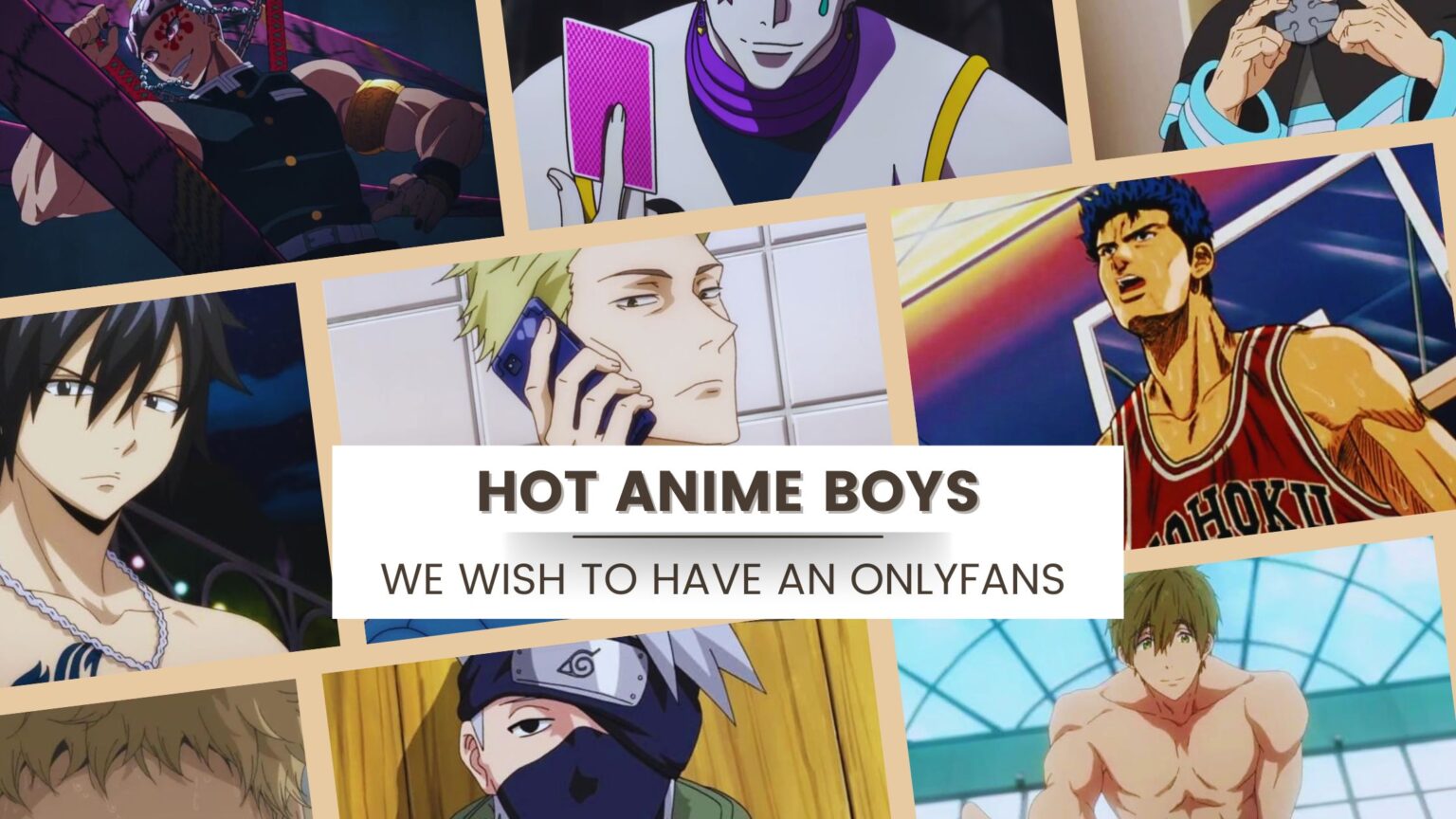 10 Hot Anime Boys We Wish To Have An OnlyFans Account | Yu Alexius