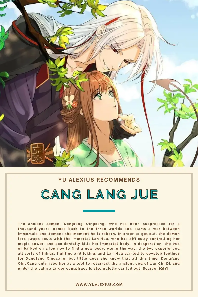 10 Donghua And Anime Like Cang Lan Jue (Love Between Fairy And Devil ...